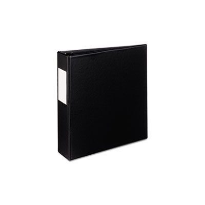 BINDER, Mini, Durable, w / Round Rings, 5.5" x 8.5", 2" Capacity, Black