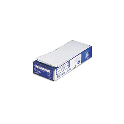 LABELS, Dot Matrix Printer, File Folder, .4375" x 3.5", White, 5000 / Box