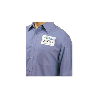 NAME BADGES, Flexible, Self-Adhesive, Laser / Inkjet, LABELS, 2.33" x 3 ...
