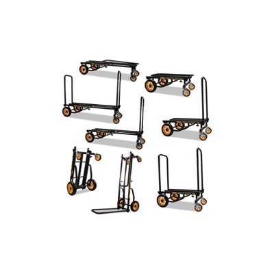 CART, Multi-Cart 8-in-1, 500lb Capacity, 32.5" x 17.5" x 42.5", Black