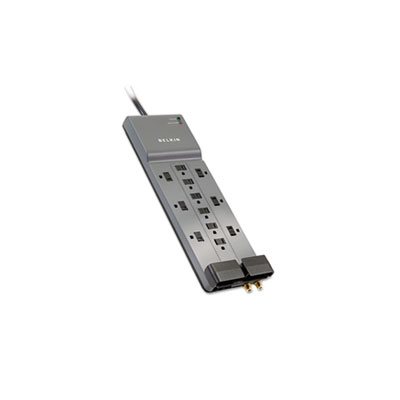 Professional Series SurgeMaster Surge Protector, 12 Outlets, 8 ft Cord