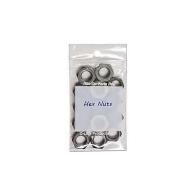 Write-On Recloseable Small Parts Bags, Poly, 2 Mil, 2 x 3, Clear, 1000 ...