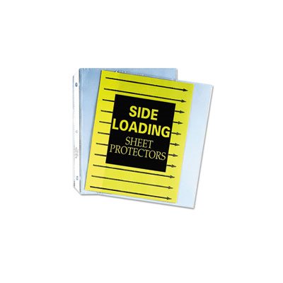 SHEET PROTECTORS, Side Loading, Polypropylene, Clear, 2", 11" x 8.5", 50 / BOX
