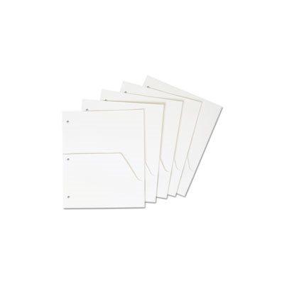 DIVIDERS, BINDER, Untabbed, Ring Binder, Double Pocket, Letter, White ...