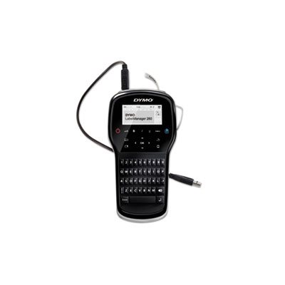 LABEL MAKER, DYMO, LabelManager 280, RECHARGABLE, 2 Lines, 4"w x 2.3"d x 7.9"h