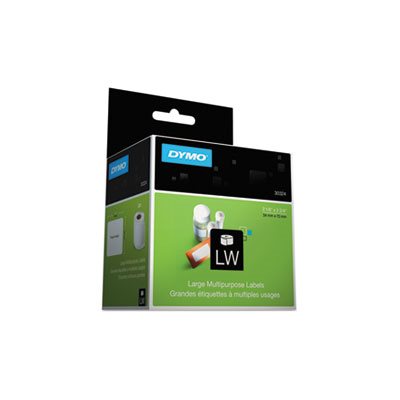 LABELS, DISKETTE, DYMO, LabelWriter, 2.75" x 2.125", White, 320 Labels ...