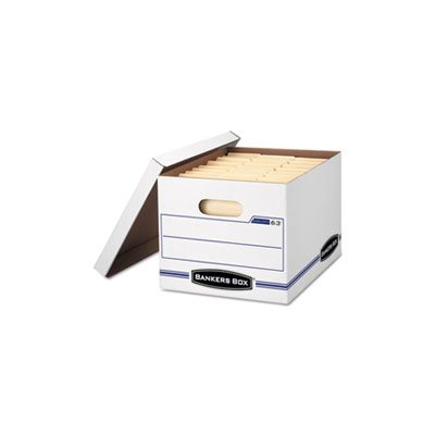 BOX, STORAGE, FELLOWES EASYLIFT, Letter / Letter, Lift-Off Lid, White ...