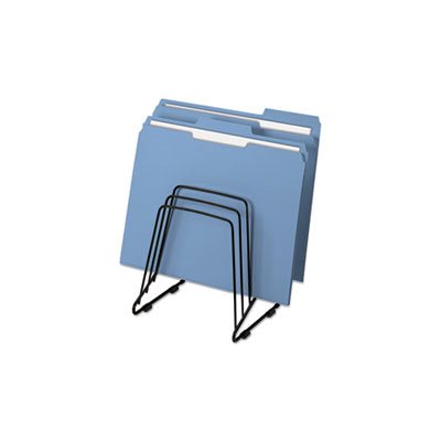 ORGANIZER, FELLOWES, Wire, Step File II, 5 Comp, Steel, 7.25" x 6" x 8. ...
