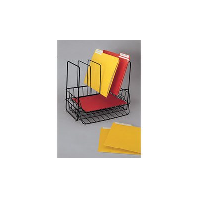 ORGANIZER, FELLOWES, Wire, Double Tray w / File Sorter, 7 Sect, Steel ...