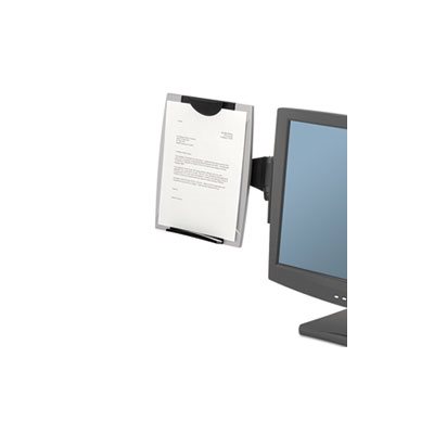 COPYHOLDER, FELLOWES, MONITOR MOUNT, Office Suites, PLASTIC, Holds 150 ...