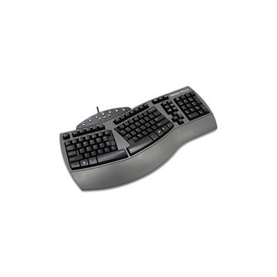KEYBOARD, Ergonomic, Split-Design, w / Antimicrobial Protection, 105 ...