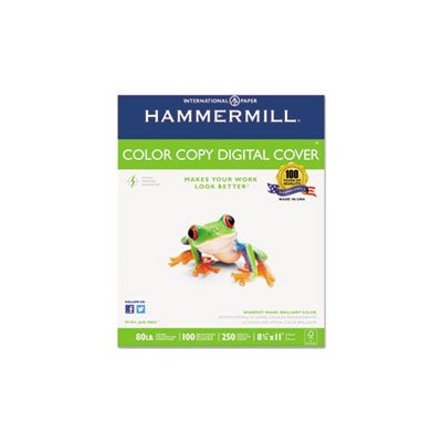 PAPER, Copy, COLOR, Digital Cover Stock, 80lbs, 8.5" x 11", Photo White ...