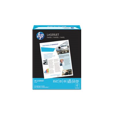 PAPER, LaserJet,, 98 Brightness, 24lb, 8.5" x 11", Ultra White, 500 ...