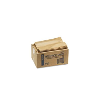LINERS, WAXED, KRAFT, Napkin Receptacle, Paper, 500 / Carton