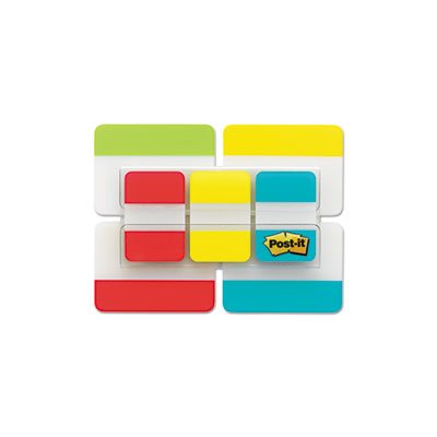 FILE TABS, POST-IT, Value Pack, 1" and 2", ASSORTED BRIGHT COLORS, 114 ...