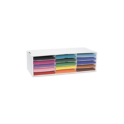 BOX, SORTER / STORAGE, Corrugated, IDEAL FOR CONSTRUCTION PAPER, 15 ...