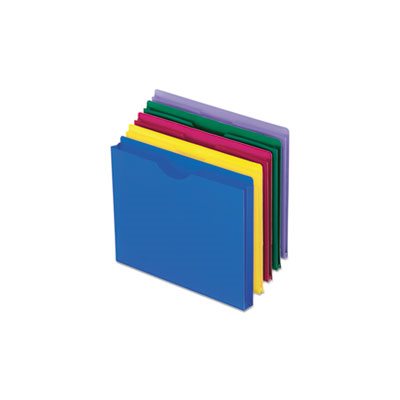 FILE JACKETS, Expanding, Letter, Poly, Blue / Green / Purple / Red ...