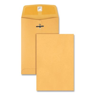 Clasp Envelope, 5 x 7 1 / 2, 28lb, Brown Kraft, 100 / Box