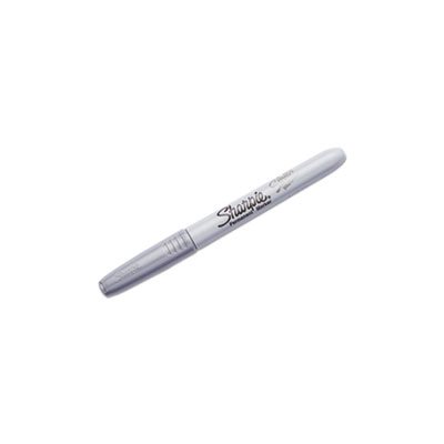 Metallic Permanent Marker, Metallic Silver, 4 / Pack