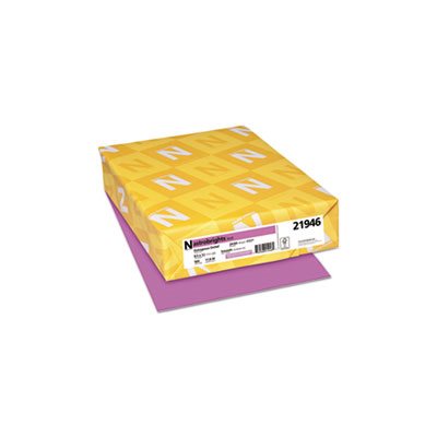 Color Paper, 24lb, 8 1 / 2 x 11, Outrageous Orchid, 500 Sheets